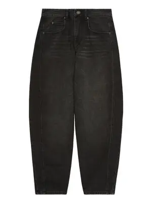 Isabel Marant Oriane Barrel Jeans - Black