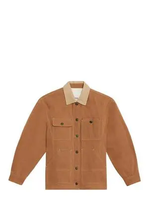 Isabel Marant Ninon Cotton Workwear Jacket - Cognac