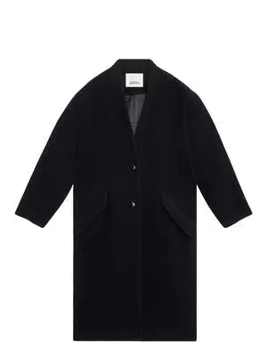 Isabel Marant Florane Long Coat - Black