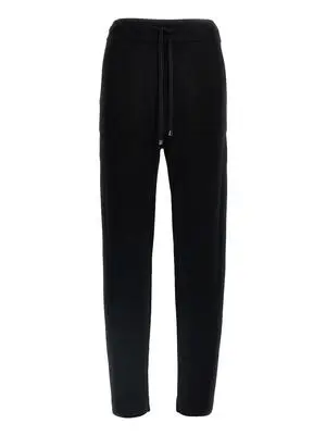 Max Mara Opera Wool-cashmere Blend Pants - Black