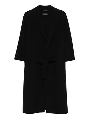 Max Mara Esturia Wool Coat - Black