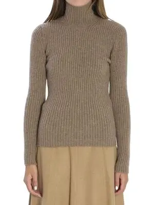 Max Mara Turtleneck Sweater - Brown