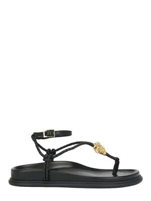 VERSACE Strappy Sandal With La Medusa Accent