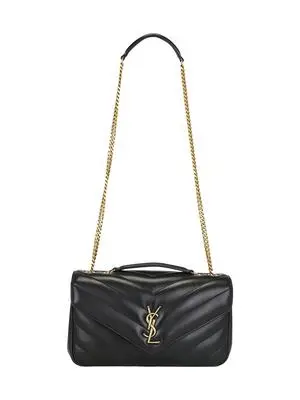 Saint Laurent Medium Loulou Chain Bag - Nero