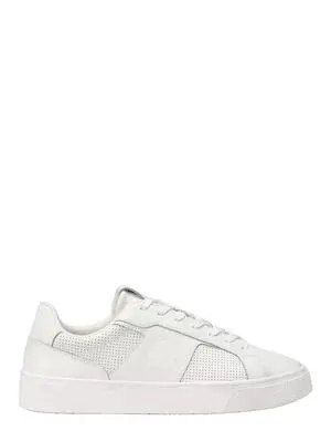 Marc O'polo Perforated Leather Sneakers - White