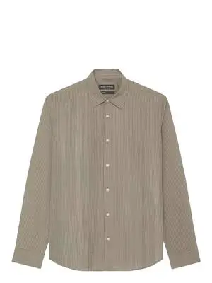 Marc O'polo Printed Button-up Shirt - Grey