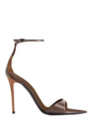 GIUSEPPE ZANOTTI Intriigo 105 Leather Sandals - Brown