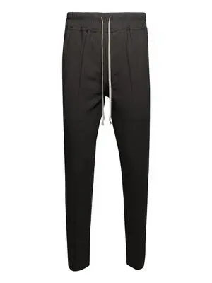Rick Owens Drawstring Slim Long Pants - Brown