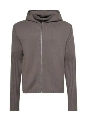 Rick Owens Zipped Hoodie - Brown