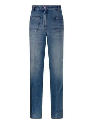 Victoria Beckham Regular Alina Jean Washed - Blue