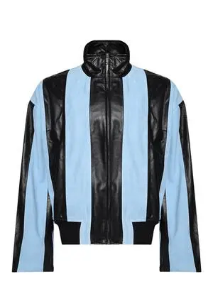 NAHMIAS Striped Referee Jacket - Blue
