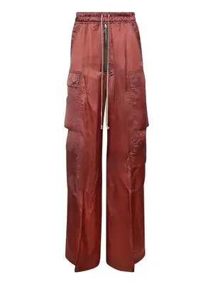 Rick Owens Cargobelas Trousers Red
