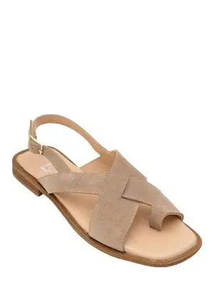 FOREVER & ALWAYS SHOES Louna Leather Thong Sandals