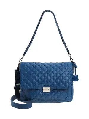 Mz Wallace Crosby Quilted Nylon Crossbody Bag - French Blue