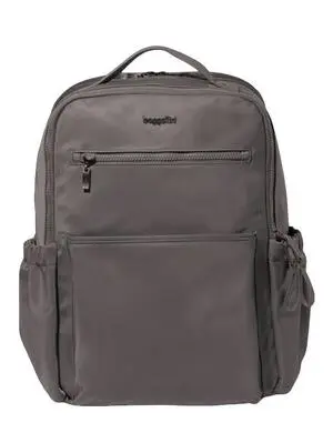 BAGGALLINI Tribeca Expandable Laptop Backpack - Smoke Twill