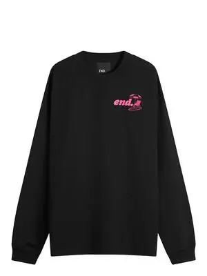 END. Coastal Board Repairs Long Sleeve T-shirt - Black