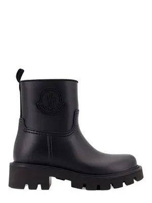 Moncler Kickstream Rubber Rainboots - Black