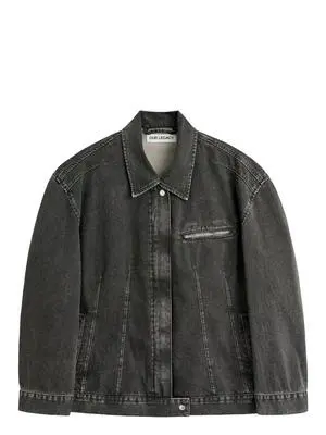 Our Legacy Panelled Denim Draft Jacket - Black