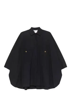 Max Mara Poplin Mini Shirt - Blue