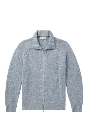 Brunello Cucinelli Cashmere Zip-up Cardigan - Blue