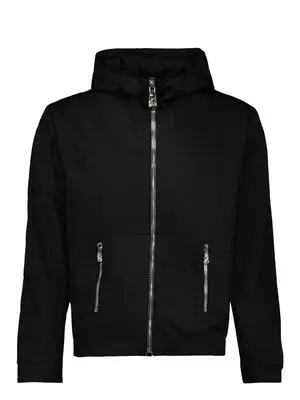 L8 STUDIO Hooded Zip-Front Jacket