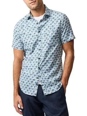 Rodd & Gunn Harvey Road Sports Fit Button Down Shirt - Cornflower