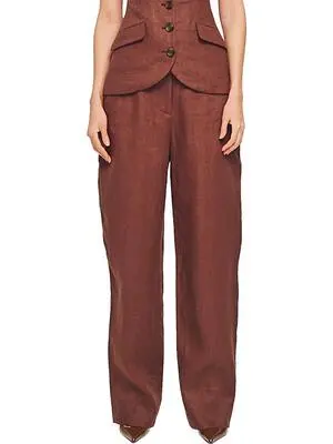 RONNY KOBO Teresa Linen Pants
