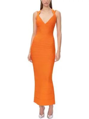 Herve Leger Sutton Gown - Sunset
