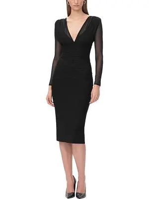 Herve Leger Angela Bandage Knit Midi Dress - Black