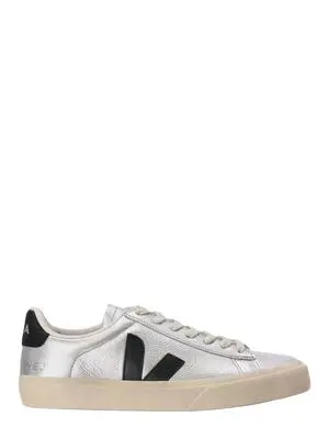 VEJA Campo Leather Sneakers - Silver