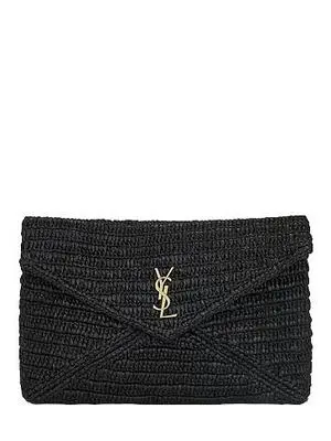 Saint Laurent Large Envelope Pouch - Nero