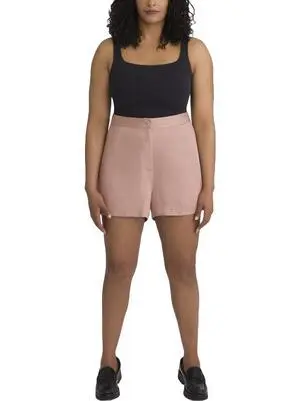 AAM THE LABEL High-waisted Relaxed Fit Short - Melon