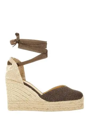 CastaÑer Castañer Wedge Espadrilles With Tie Fastening Brown