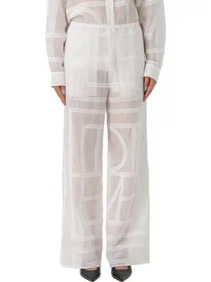 TOTEME Wide Leg Trousers - White