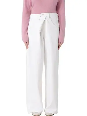 AGOLDE Wide Leg Trousers - Cream