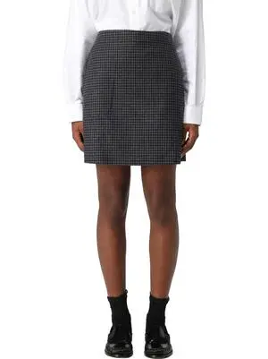 A.p.c. Checked Skirt - Grey