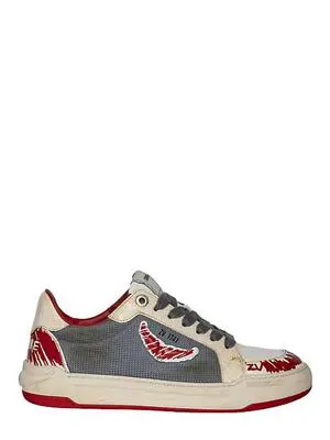 Zadig&Voltaire Fly Wings Leather And Mesh Low-top Trainers - Road
