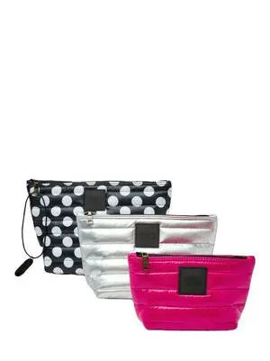 THINK ROYLN Travel Trio Organizational Pouches Polka Dot Multi