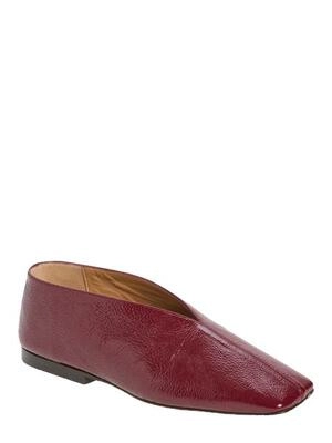 MANSUR GAVRIEL Square Toe Flat Claret