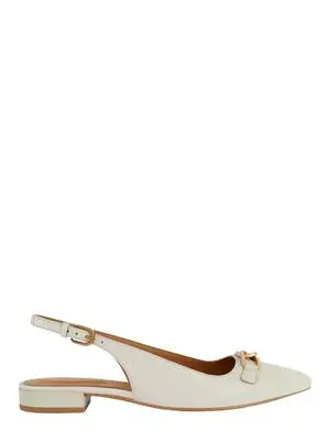 Geox Charyssa Slingback Pumps - White