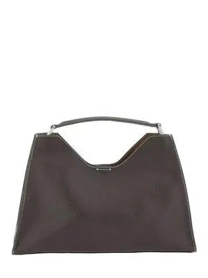 GIANNI CHIARINI Aurora Leather Shoulder Bag - Brown
