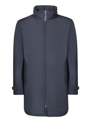 Herno Three-quarter Coat - Blue
