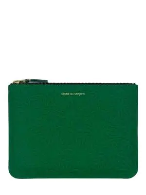 Comme Des Garçons Embossed Pouch - Green