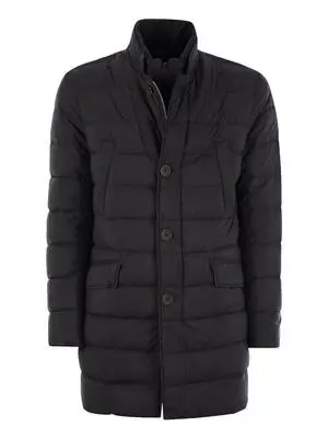 Herno Long Padded Coat - Black
