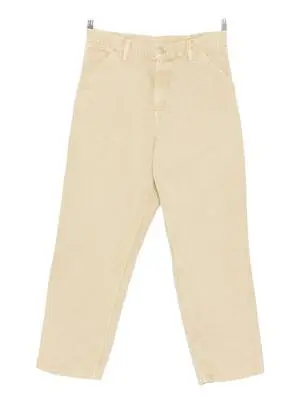 Carhartt Work In Progress Pants With Multiple Pockets - Beige