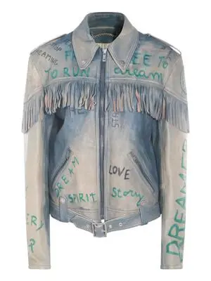 Golden Goose Double Breasted Jacket - China Blue
