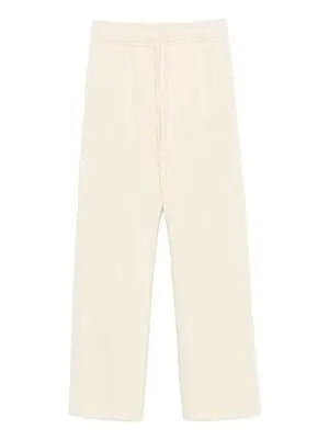 AUTRY Embroidered Logo Trousers - Beige