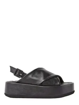 PALOMA BARCELO 55mm Basima Platform Sandals - Black
