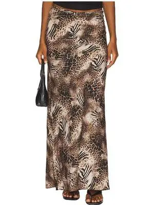 Lioness Hudson Maxi Skirt - Multi Animal