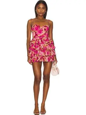 LOVERS AND FRIENDS Tracie Mini Dress - Pink Georgia Floral